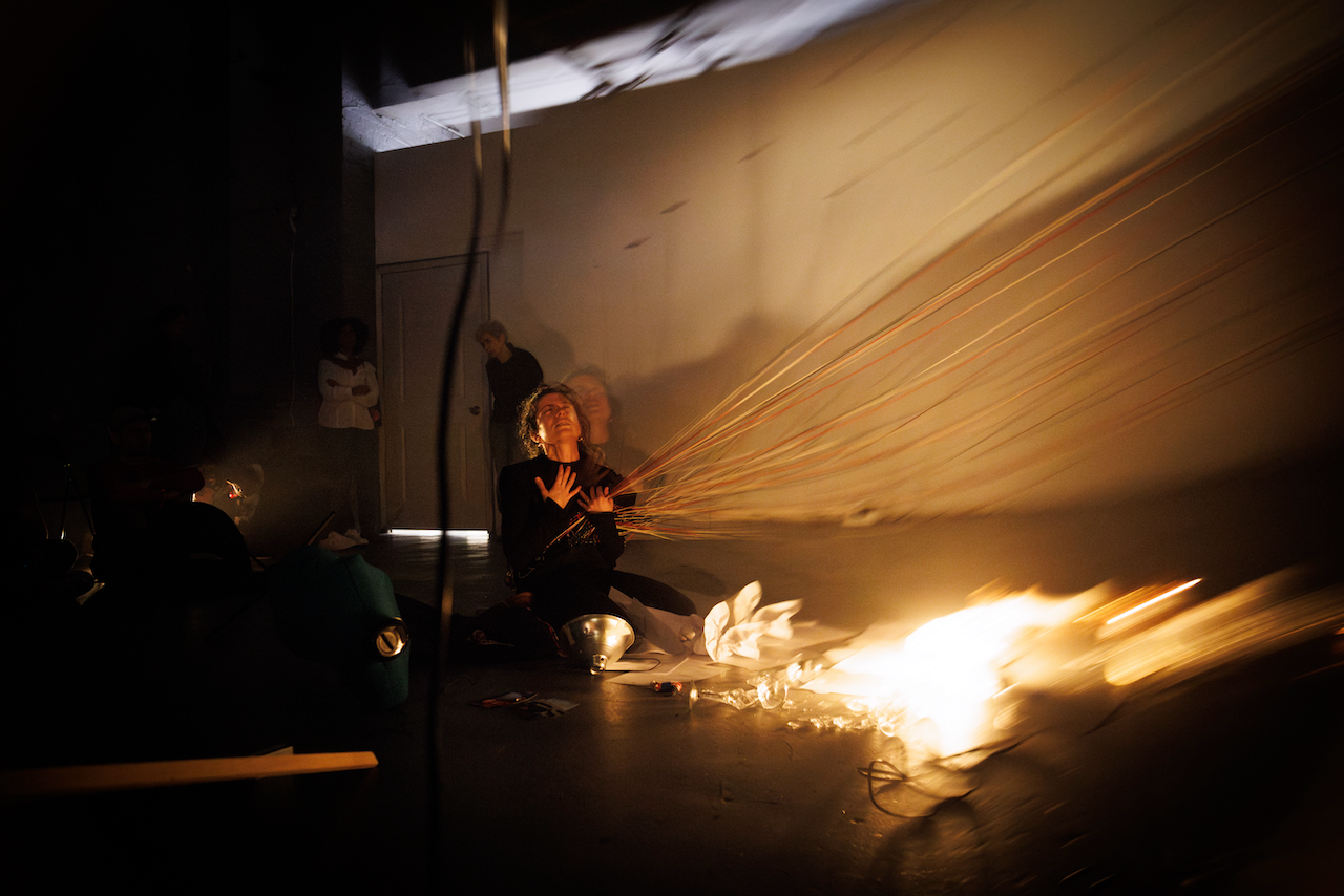 RE/venue | Tuce Yasak | Strings - dark is generous - Mabou Mines